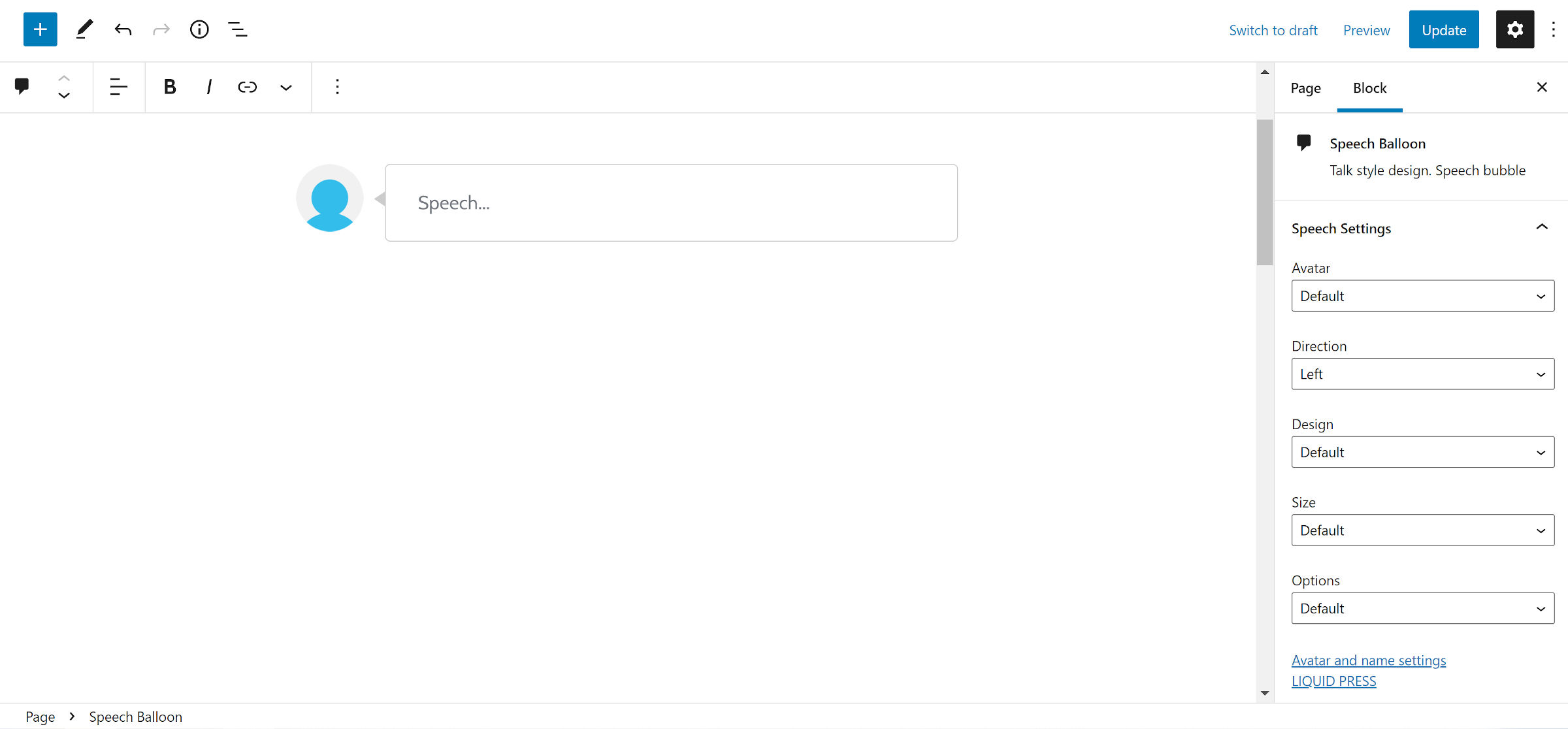 Creating Speech Balloons With the WordPress Block Editor | BytePlate Brand